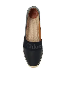 Chloé Piia Embroidered Logo Espadrilles