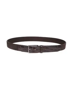 Orciani Suede Belt With Pin Buckle - Black
