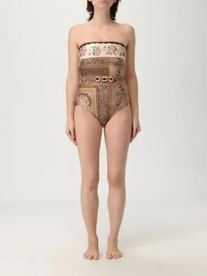 Zimmermann Lucky Bandeau One Piece Swimsuit