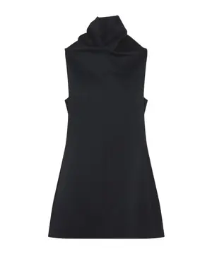 Khaite Daria Sleeveless Mini Dress - Black