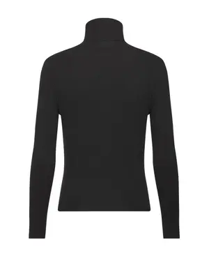 Dior Embroidered Bee Ribbed Turtleneck Sweater