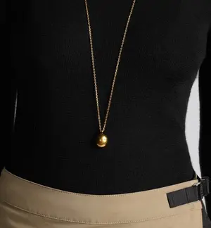 Dior Embroidered Bee Ribbed Turtleneck Sweater