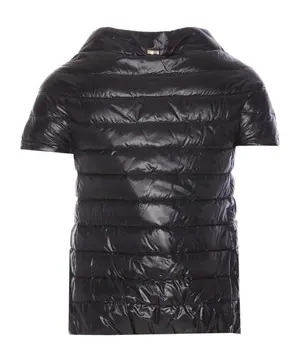 Herno Greta Short-sleeved Puffer Jacket - Black