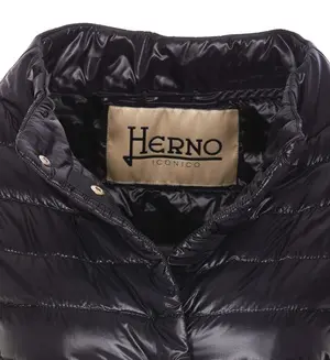 Herno Greta Short-sleeved Puffer Jacket - Black