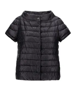 Herno Greta Short-sleeved Puffer Jacket - Black