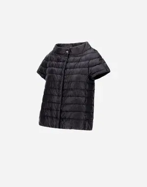 Herno Greta Short-sleeved Puffer Jacket - Black