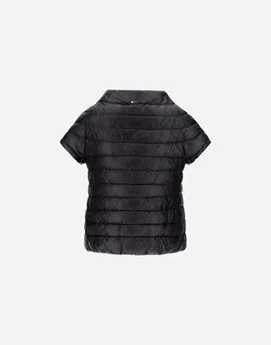 Herno Greta Short-sleeved Puffer Jacket - Black