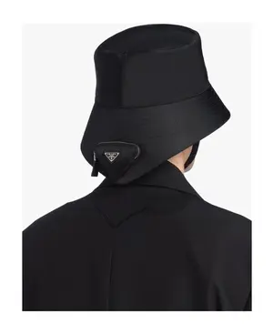 Prada Pouch Detailed Bucket Hat
