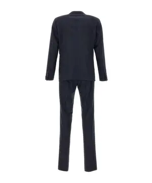 Tagliatore Double-breasted Slim Suits - Blue