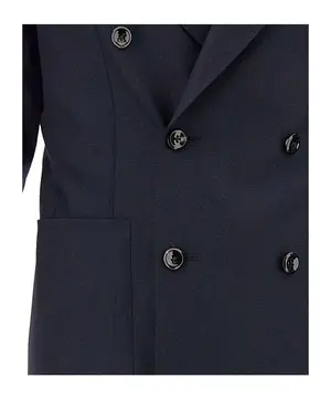 Tagliatore Double-breasted Slim Suits - Blue