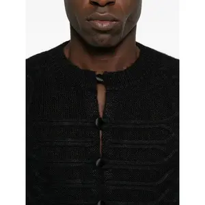 Alexander McQueen Embellished Crewneck Cardigan