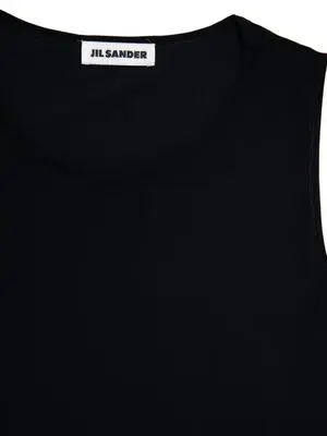 JIL SANDER Logo Crewneck Tank Top