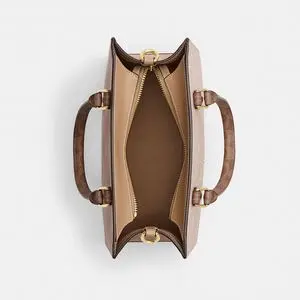 COACH Patterned Top Handle Bag