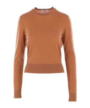 Chloé Logo Embroidered Crew Neck Top