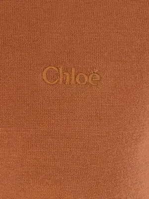 Chloé Crewneck Knitted Jumper With Long Sleeves