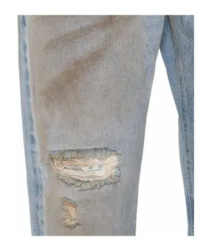 DONDUP Koons Tapered Distressed Jeans - Gray
