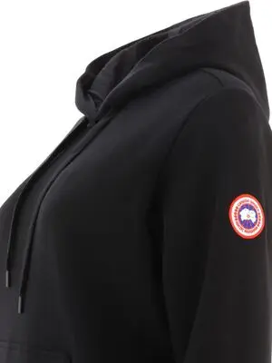 Canada Goose Logo Patch Drawstring Hoodie