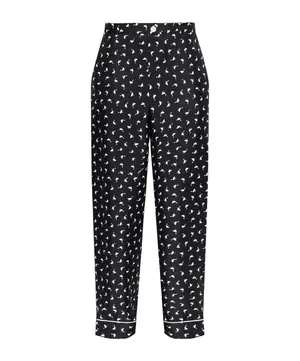 Moschino Printed Satin Trousers