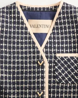Valentino Garavani V-neck Button-up Jacket