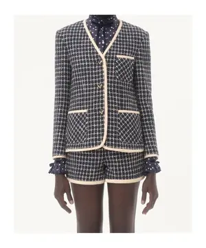 Valentino Garavani V-neck Button-up Jacket