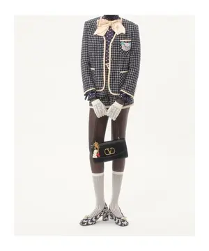 Valentino Garavani V-neck Button-up Jacket