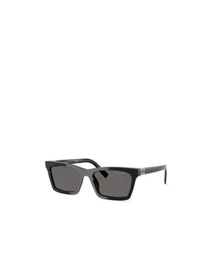 Miu Miu Square-frame Sunglasses With Patterned Temples