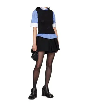SHUSHU/TONG Pleated Mini Skirt