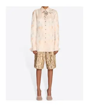 Dries Van Noten Floral Jacquard Shirt