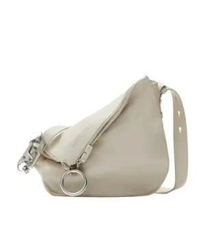 Burberry Small Knight Zipped Shoulder Bag - Nude