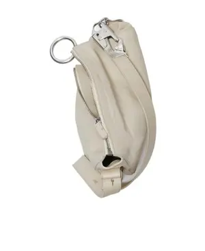 Burberry Small Knight Zipped Shoulder Bag - Nude