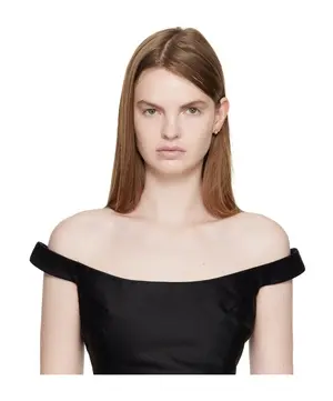Sophie Bille Brahe Croissant Fleur Single Earring