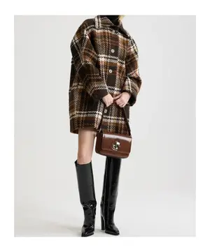 PATOU Checked Wool Coat
