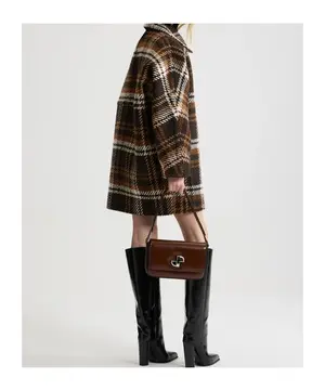 PATOU Checked Wool Coat