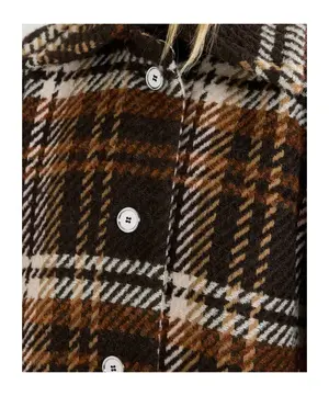 PATOU Checked Wool Coat