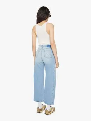 MOTHER Half Pipe High-rise Wide-leg Jeans - Blue