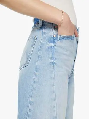 MOTHER Half Pipe High-rise Wide-leg Jeans - Blue