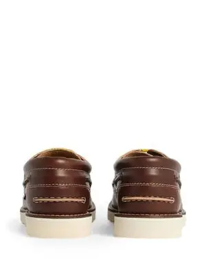 Dsquared2 Round Toe Boat Shoes With Tie Fastening