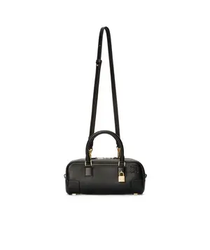 Loewe Amazona 23 Cropped Bag In Nappa Calfskin - Black