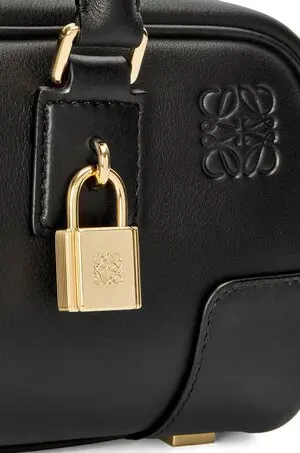Loewe Amazona 23 Cropped Bag In Nappa Calfskin - Black