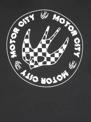 Alexander McQueen Checkerboard Graphic Hoodie