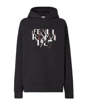 Fendi Embroidered Sweatshirts Hoodies For Women