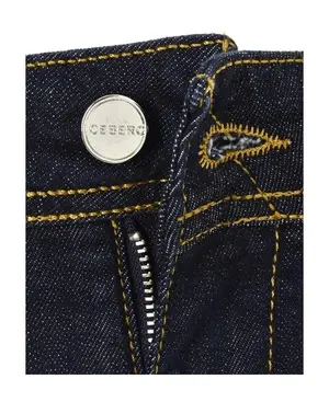 Iceberg Slim Fit Jeans With Button And Zip Closure