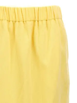 Dries Van Noten Safya Elasticated Waist Skirt - Yellow