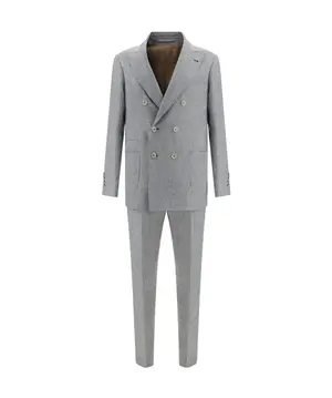 Brunello Cucinelli Double Breasted Two-piece Suit