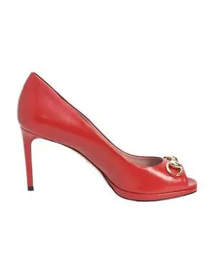 Gucci Gucci Horsebit High-Heel Open-Toe Sandals Brown