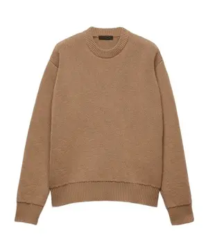 Prada Cashmere Crew-neck Sweater - Camel