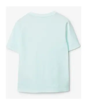 Burberry Embroidered Cotton T-shirt