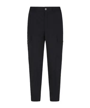 PARAJUMPERS Cargo Trousers With Logo Patch