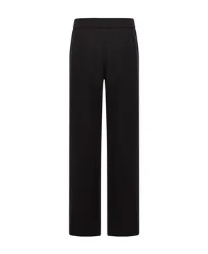 Valentino Garavani High Waist Straight Leg Trousers - Black