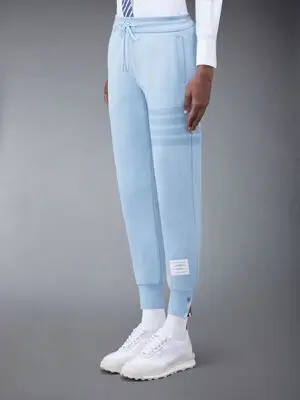 Thom Browne 4-bar Drawstring Track Pants - Light Blue